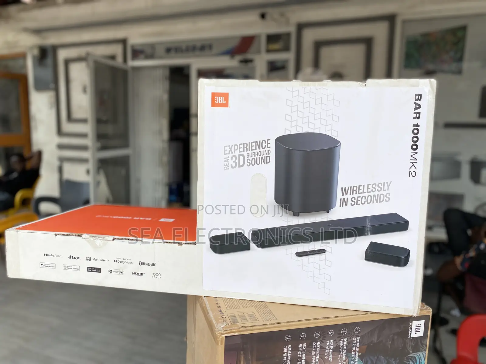 Jbl Bar 1000mk2-7.1.4 Soundbar System With Detachable Surround Speaker ...