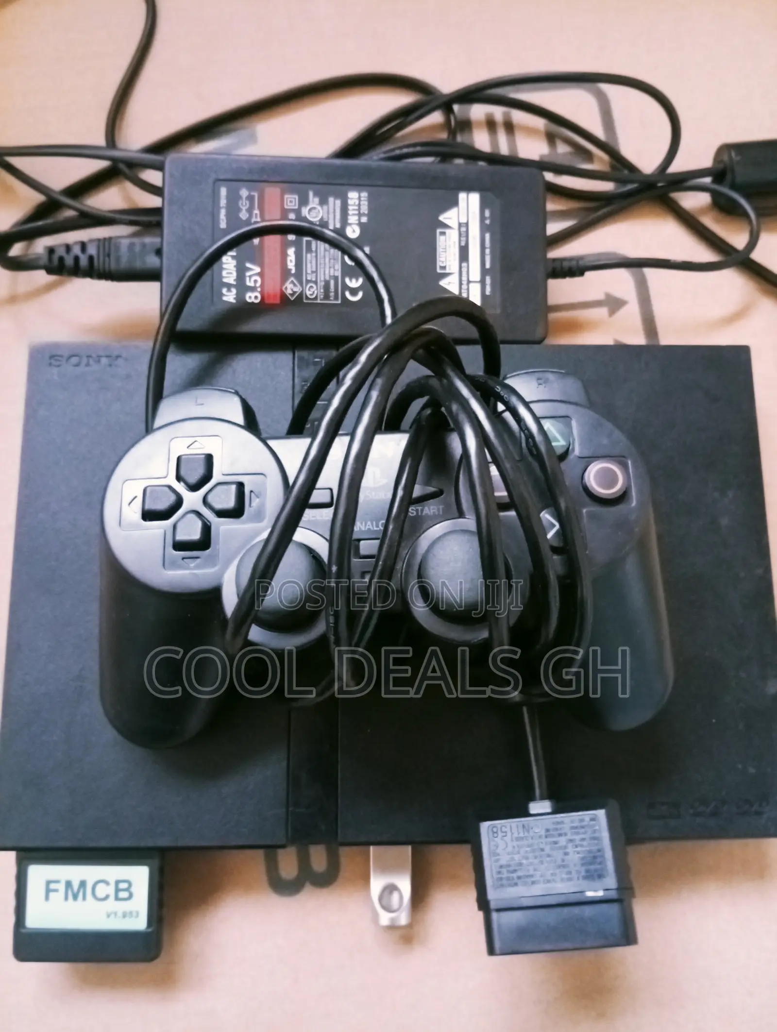 Ps2 With 17 Exciting Games, 16 Gb Drive, 2 Memory Cards (128mb + 8mb ...