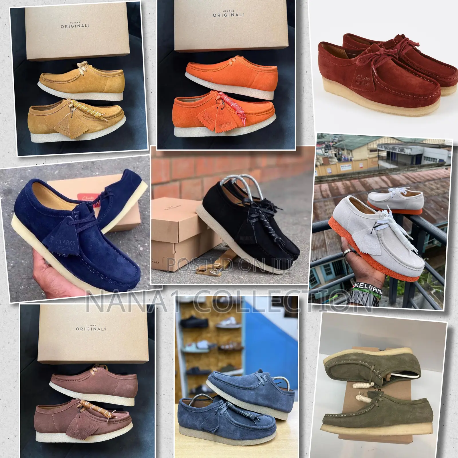Suede Leather Clark’S Wallabees Shoes “All Colors” in Accra ...