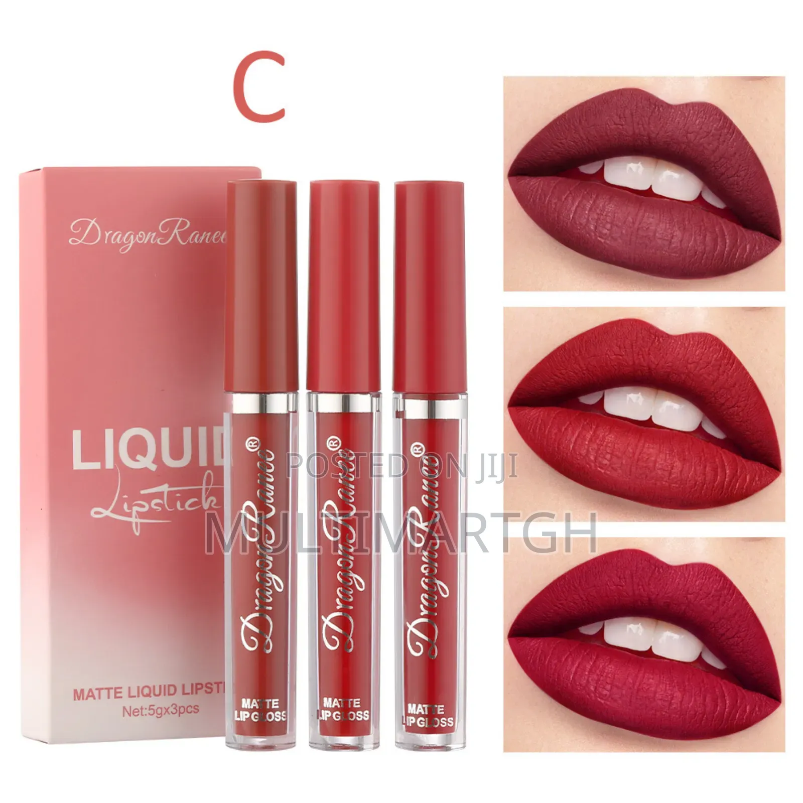 3-Piece Set Matte Liquid Lipstick in Taifa-Burkina - Make-Up, Multimart ...