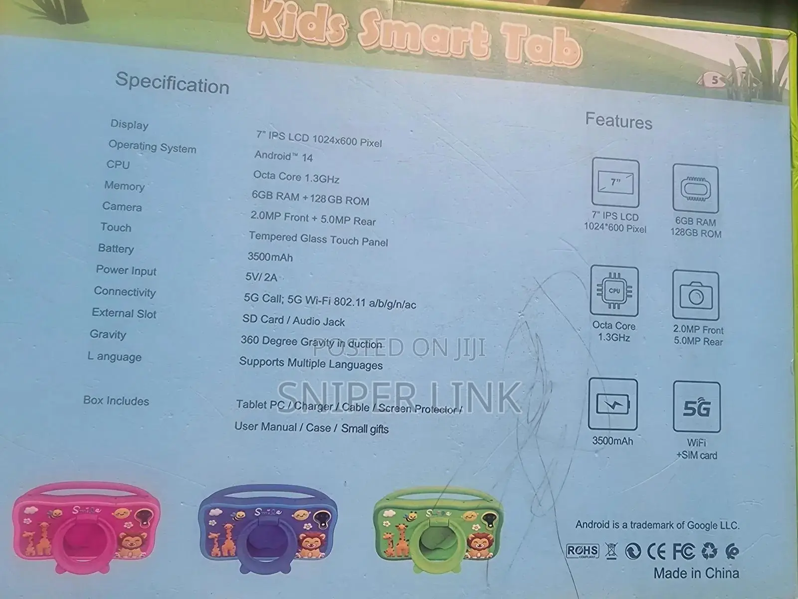 New Genius Kids G7 128 GB Black in Kumasi Metropolitan - Tablets ...