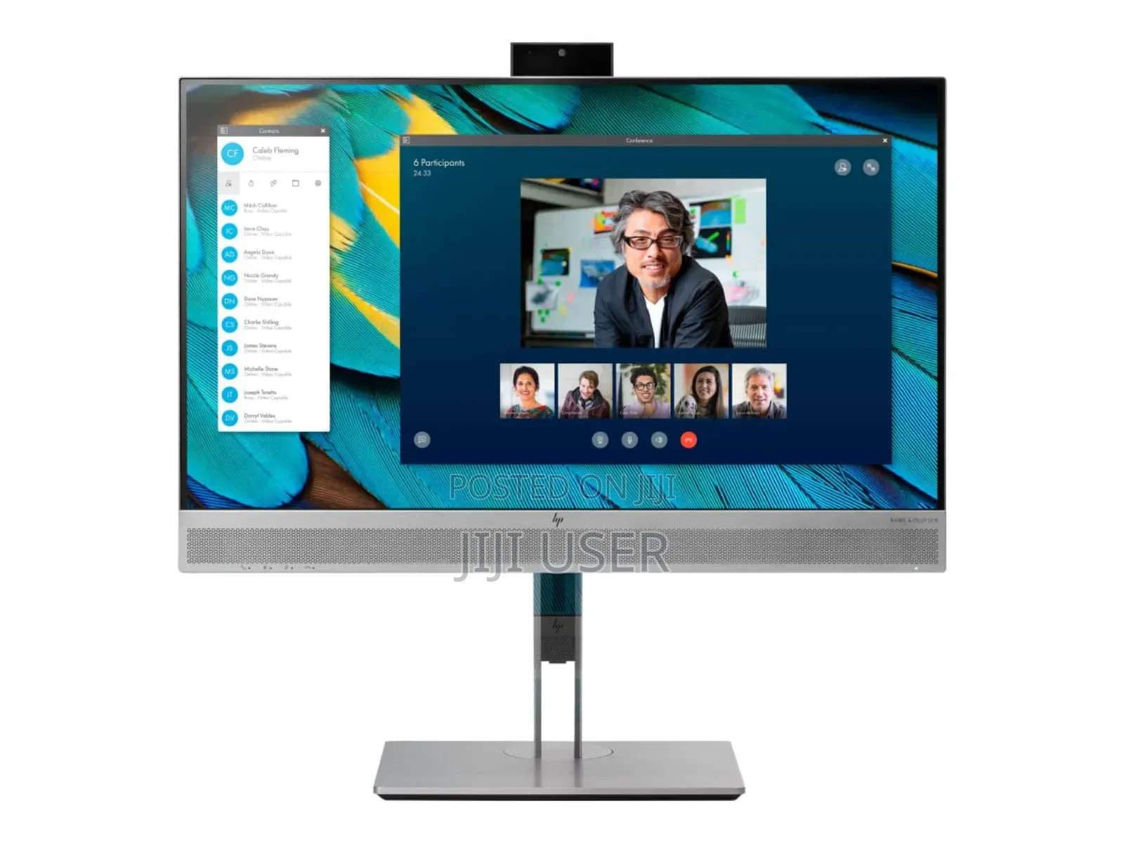 24inchs Hp FHD Edgeless Ips Monitor Inbuilt Speakers With Webcam in ...