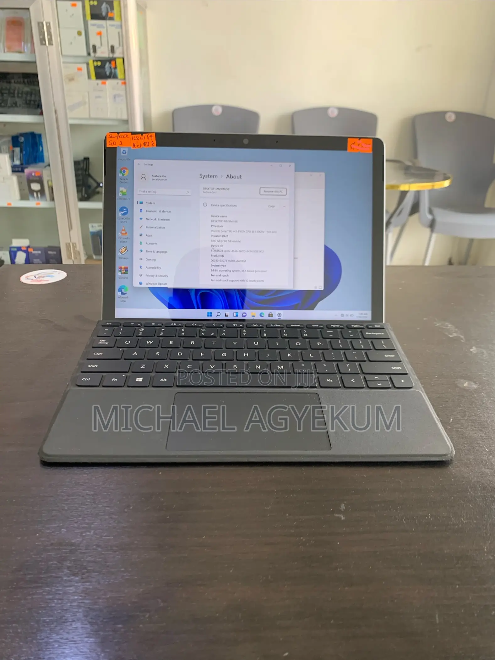 Laptop Microsoft Surface Go 2 8GB Intel Core M3 SSD 128GB in Kasoa ...