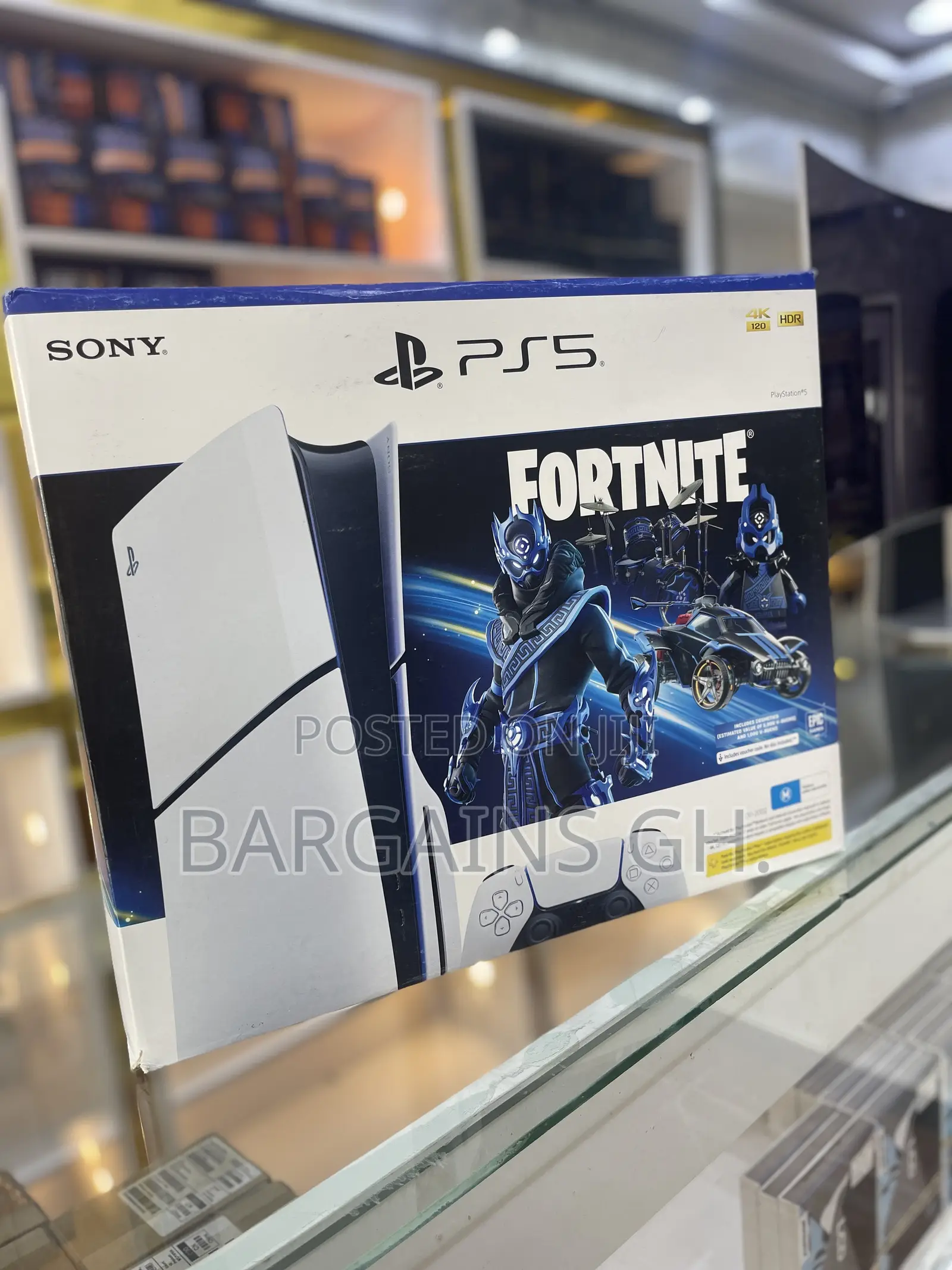Sony Ps5 Slim Disk Edition 1tb (Fortnite Branded) in Circle - Video ...