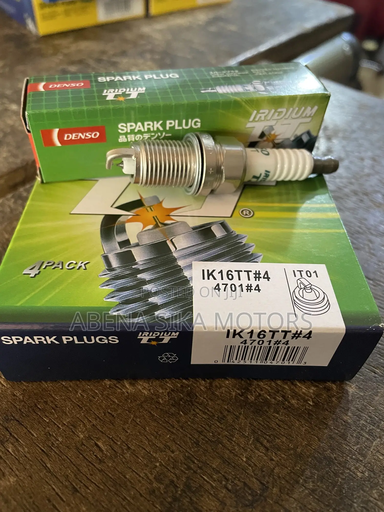 Ik16tt#4 4701#4 Denso Iridium Double Pin 16 Short in Abossey Okai ...