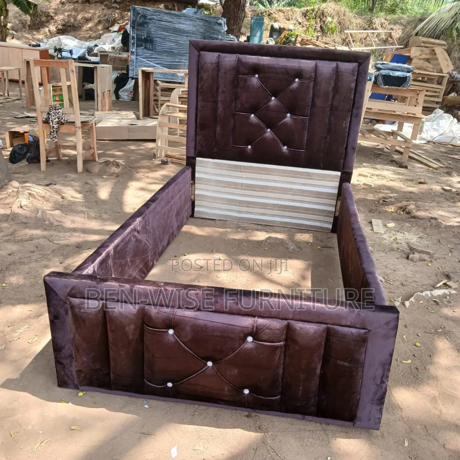 Bed Frame Available( 1 and Half Bed) in Nungua - Furniture, Ben-wise ...