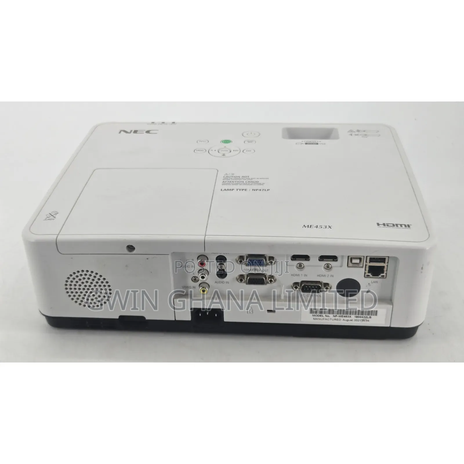 Nec Me453x 4500-Lumen ,Hdmi ,Xga LCD Projector With Remote in Gbawe ...
