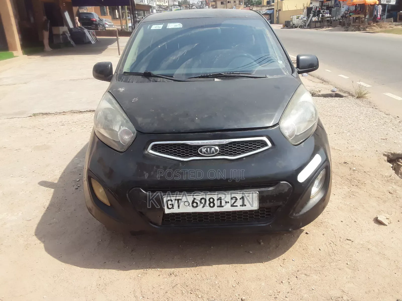 Kia Morning 2012 Black in Lapaz - Cars, Kwasi Ben | Jiji.com.gh