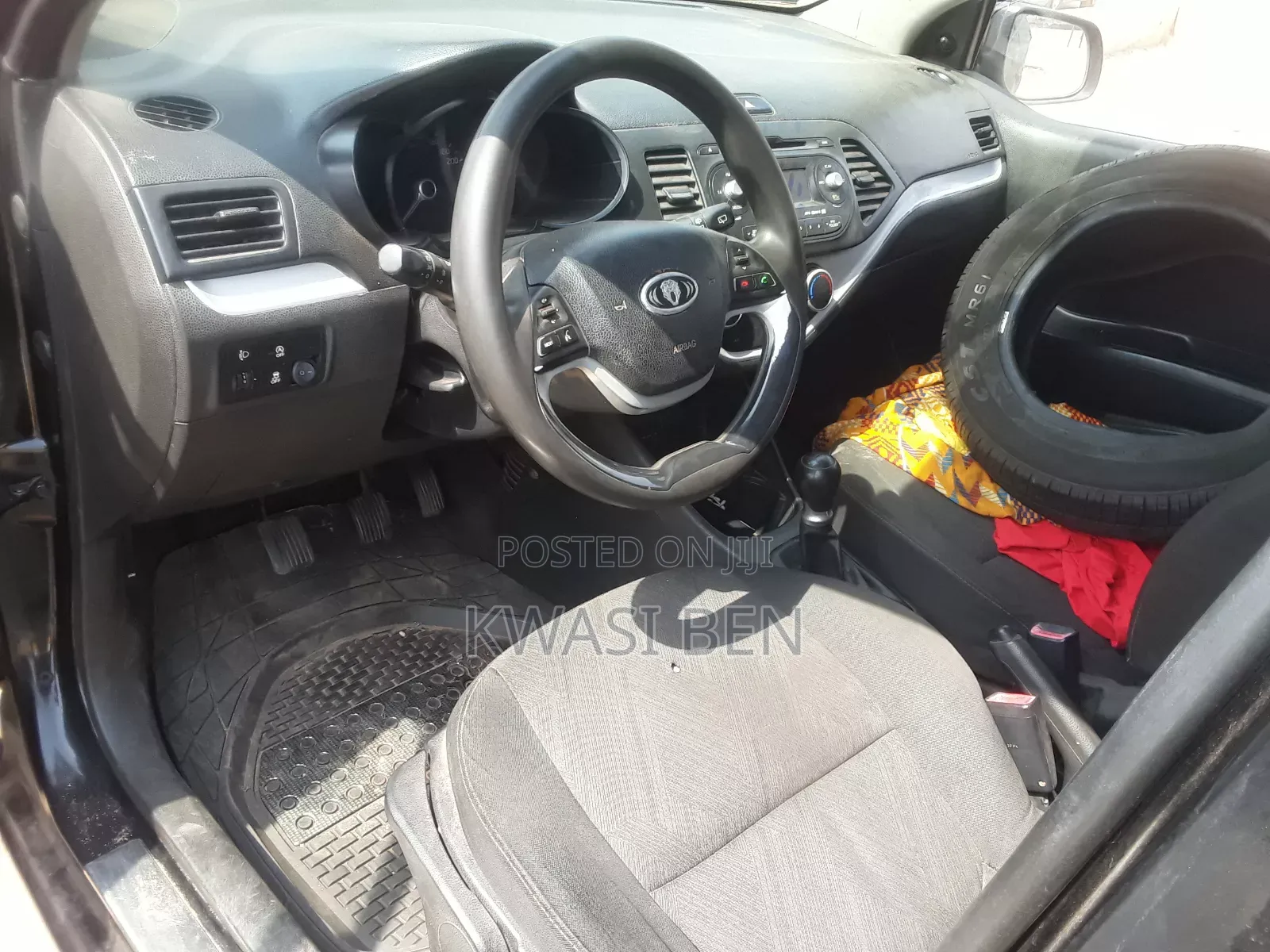 Kia Morning 2012 Black in Lapaz - Cars, Kwasi Ben | Jiji.com.gh