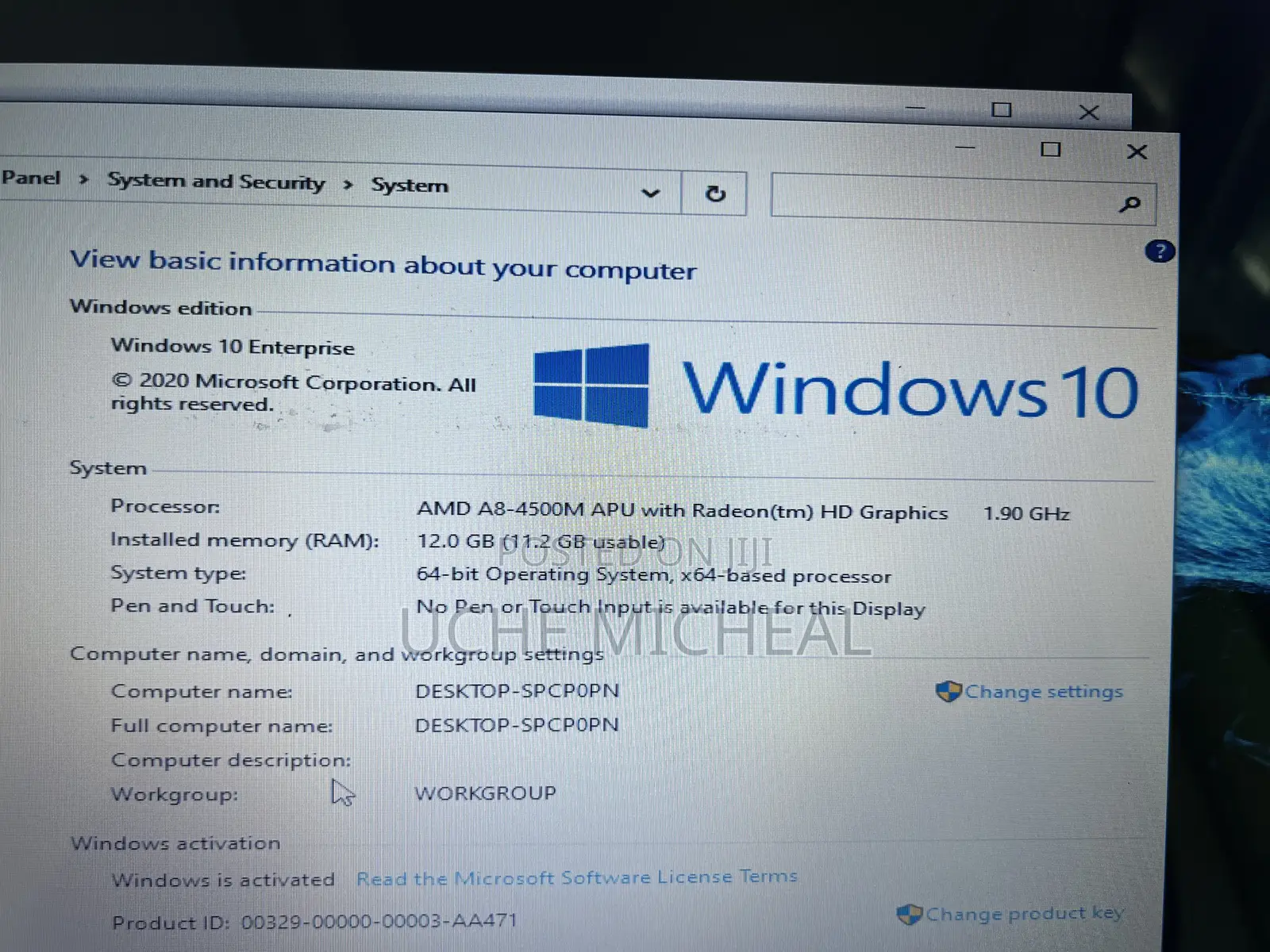 Laptop Lenovo G500 8GB AMD A8 HDD 1T in Accra Metropolitan - Laptops ...