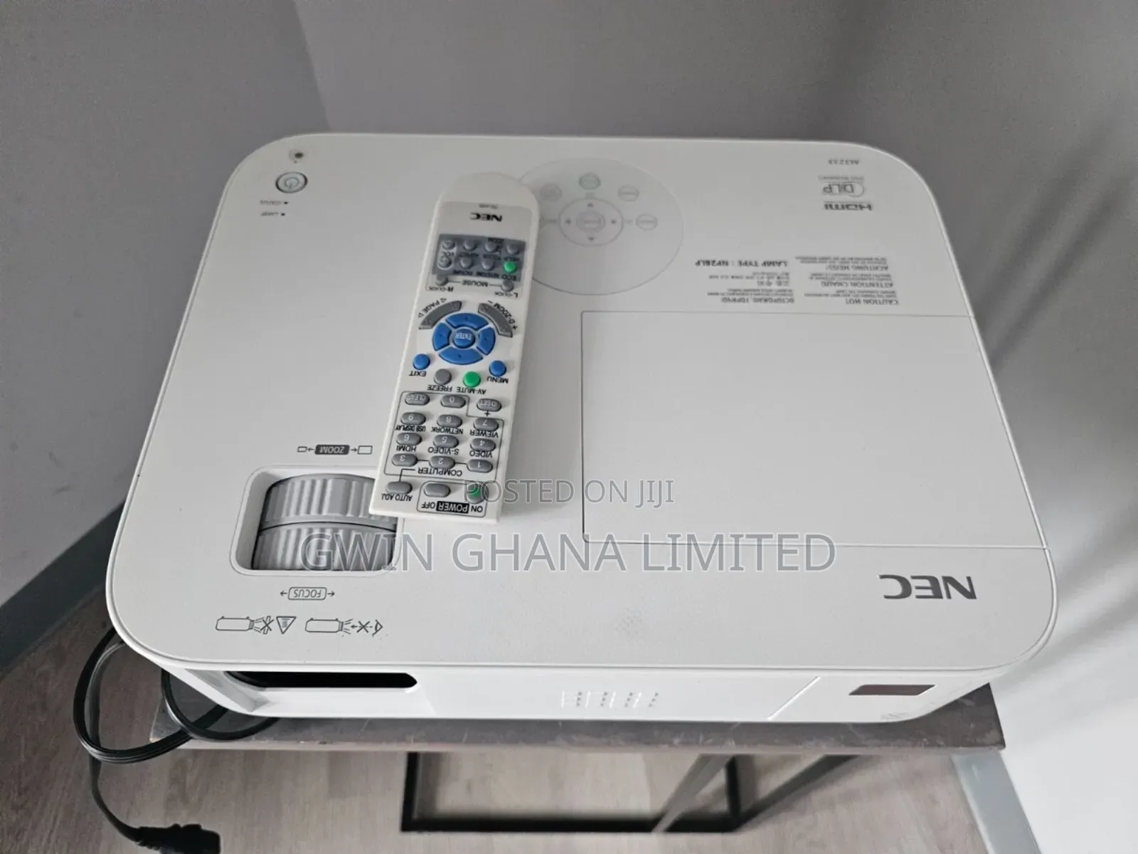 Nec M323x DLP Projector Professional 3200 Ansi Hd Hdmi 1080p . Remote ...