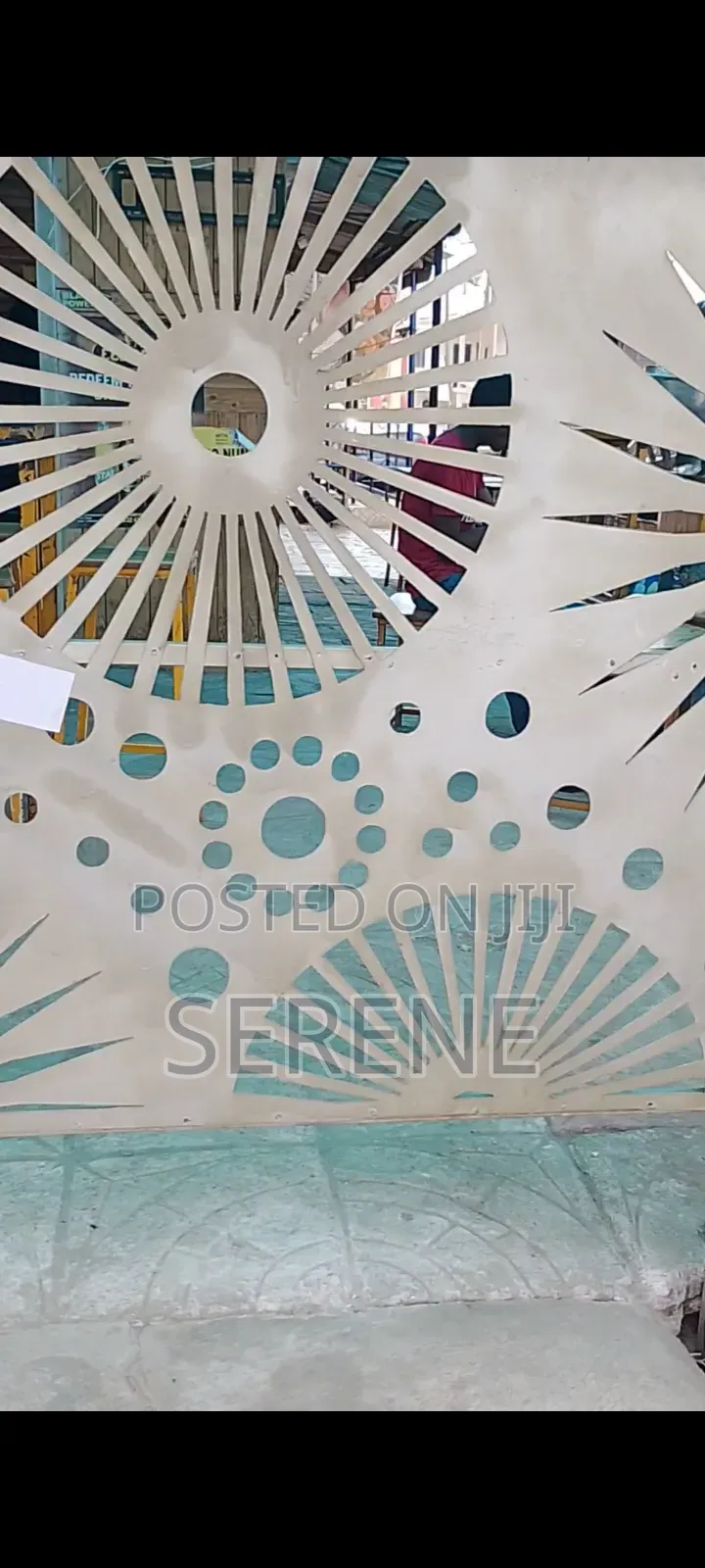 Galvanized Metal Plate With Laser-cut Design in Accra Metropolitan ...