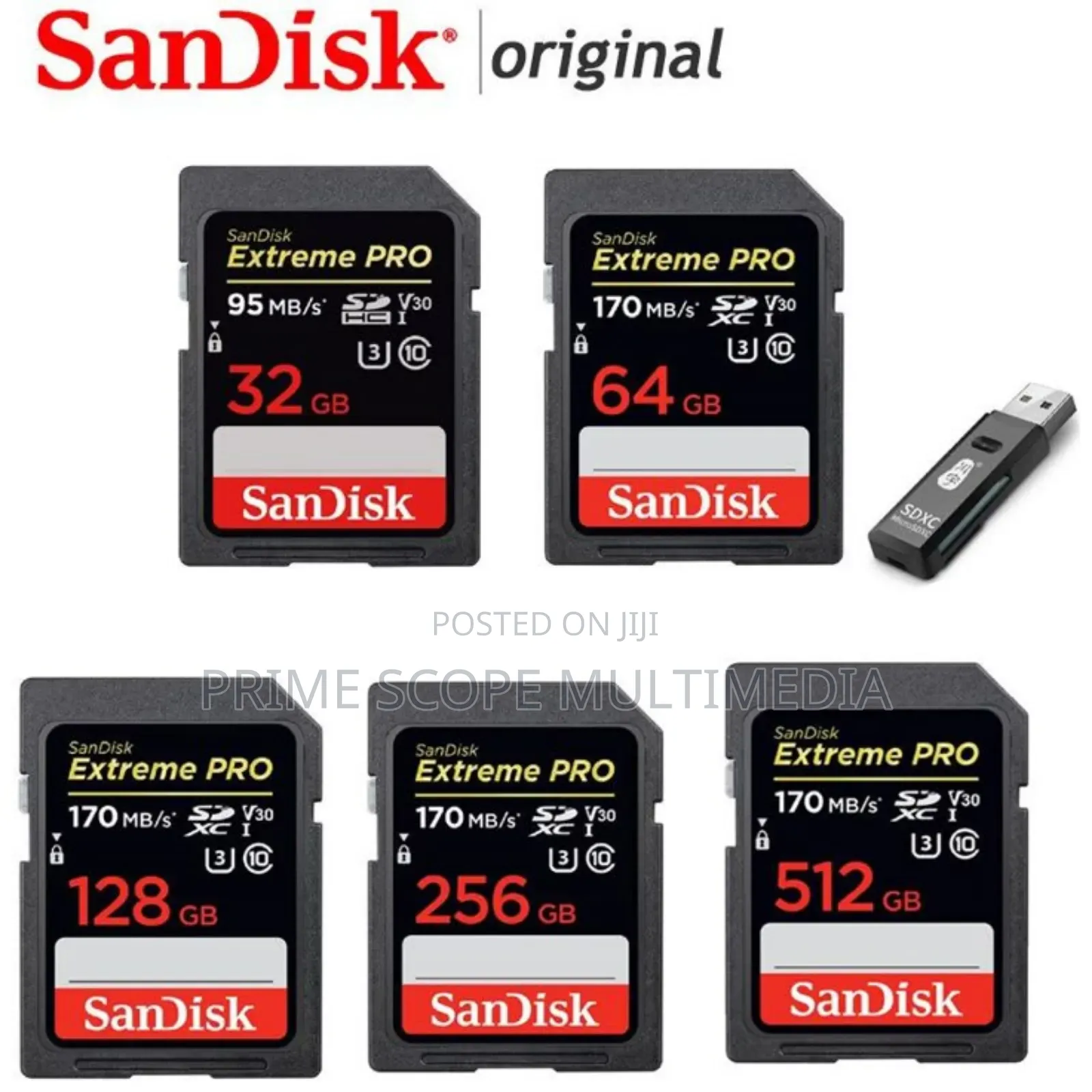 128gb Extreme Pro Sd Card – High Speed Memory Card in Accra ...