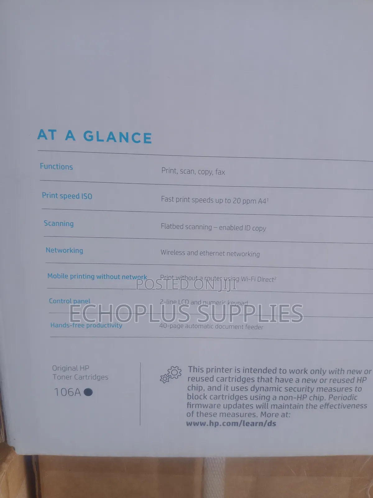 Hp Laserjet Printer MFP 137fnw/Print, Scan, Copy, Fax in Kumasi ...