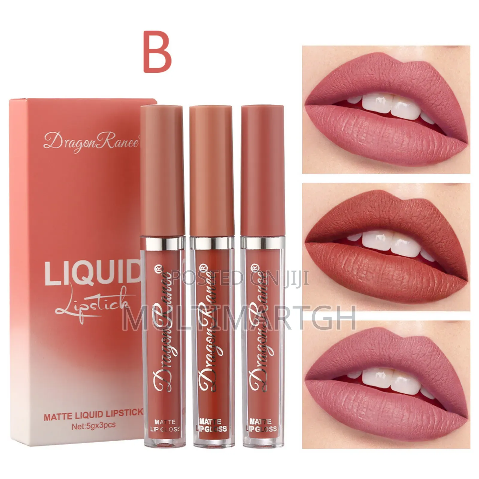 3-Piece Set Matte Liquid Lipstick in Taifa-Burkina - Make-Up, Multimart ...