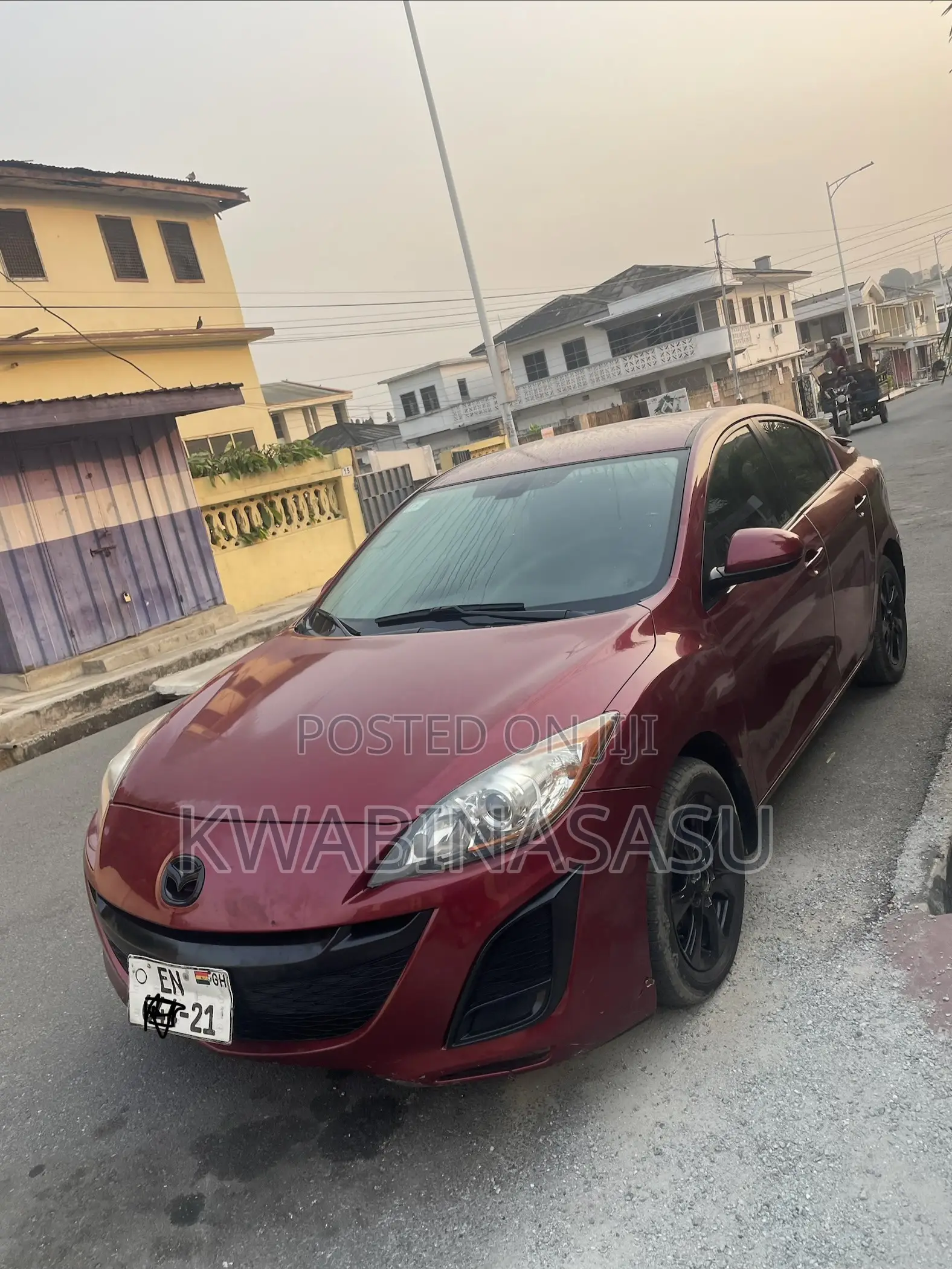 Mazda 3 2010 Maroon in Accra Metropolitan - Cars, Kwabinasasu | Jiji.com.gh