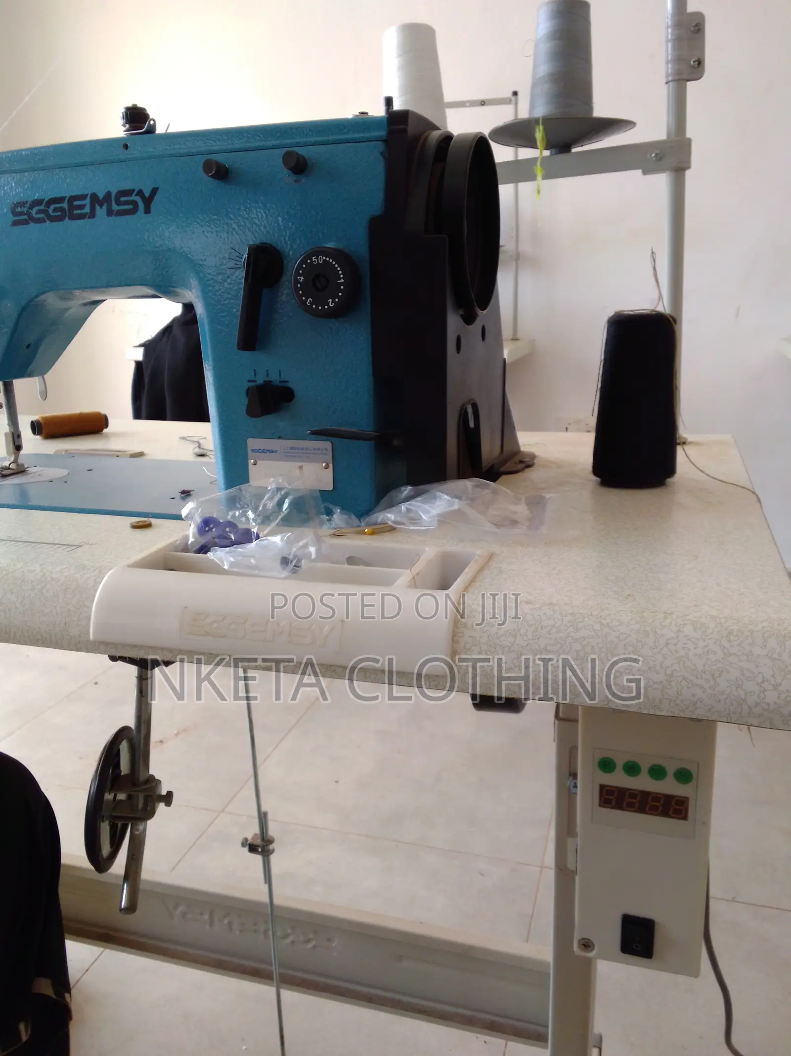 Industrial Sggemsey Emboidery, Button Fixer/Button Hole Machine in ...