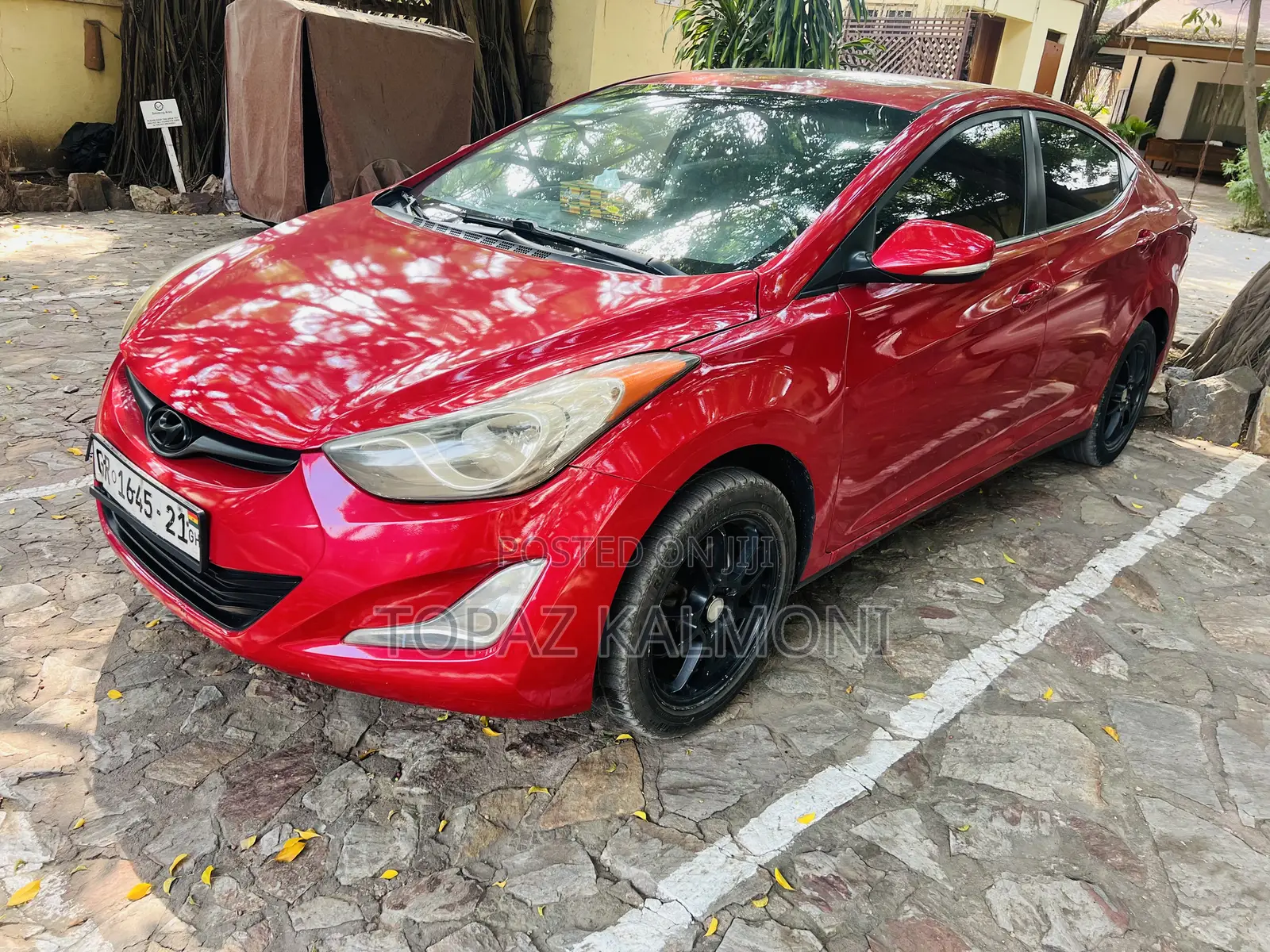 Hyundai Elantra 2014 Red in Osu - Cars, Topaz Kalmoni | Jiji.com.gh