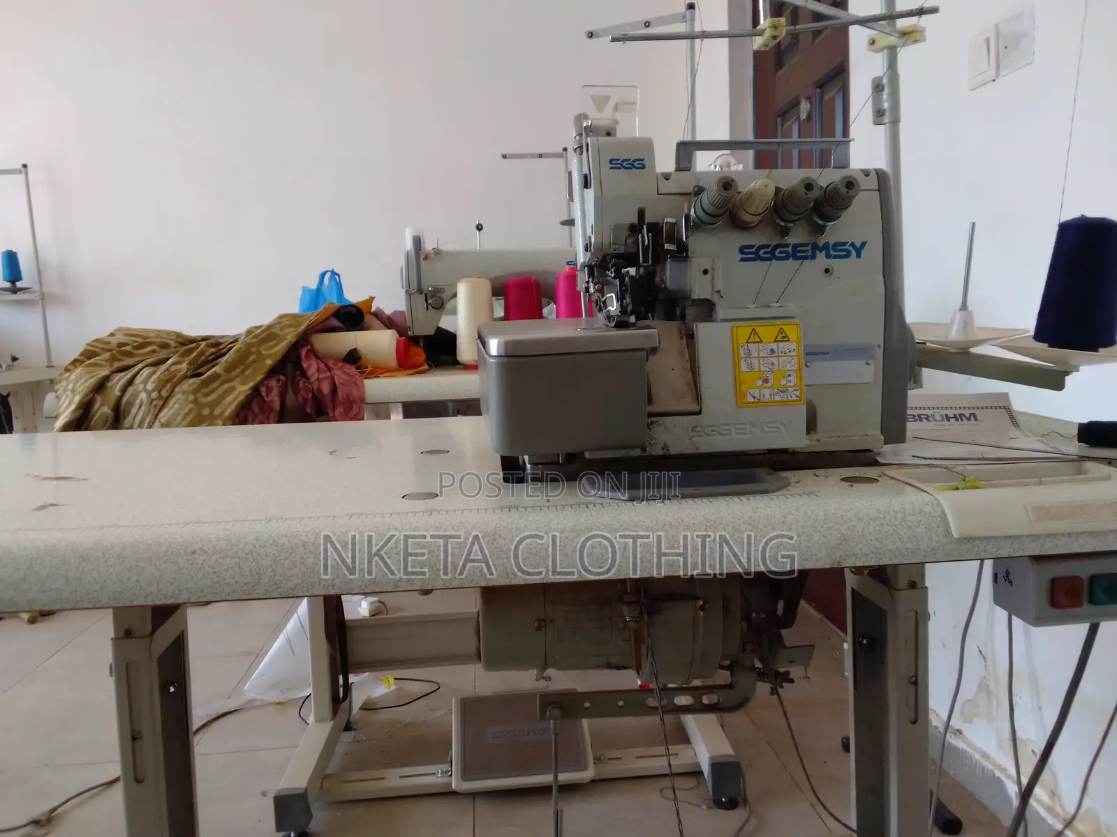 Industrial Sggemsey 4 Thread Knitting Machine in Adenta - Manufacturing ...