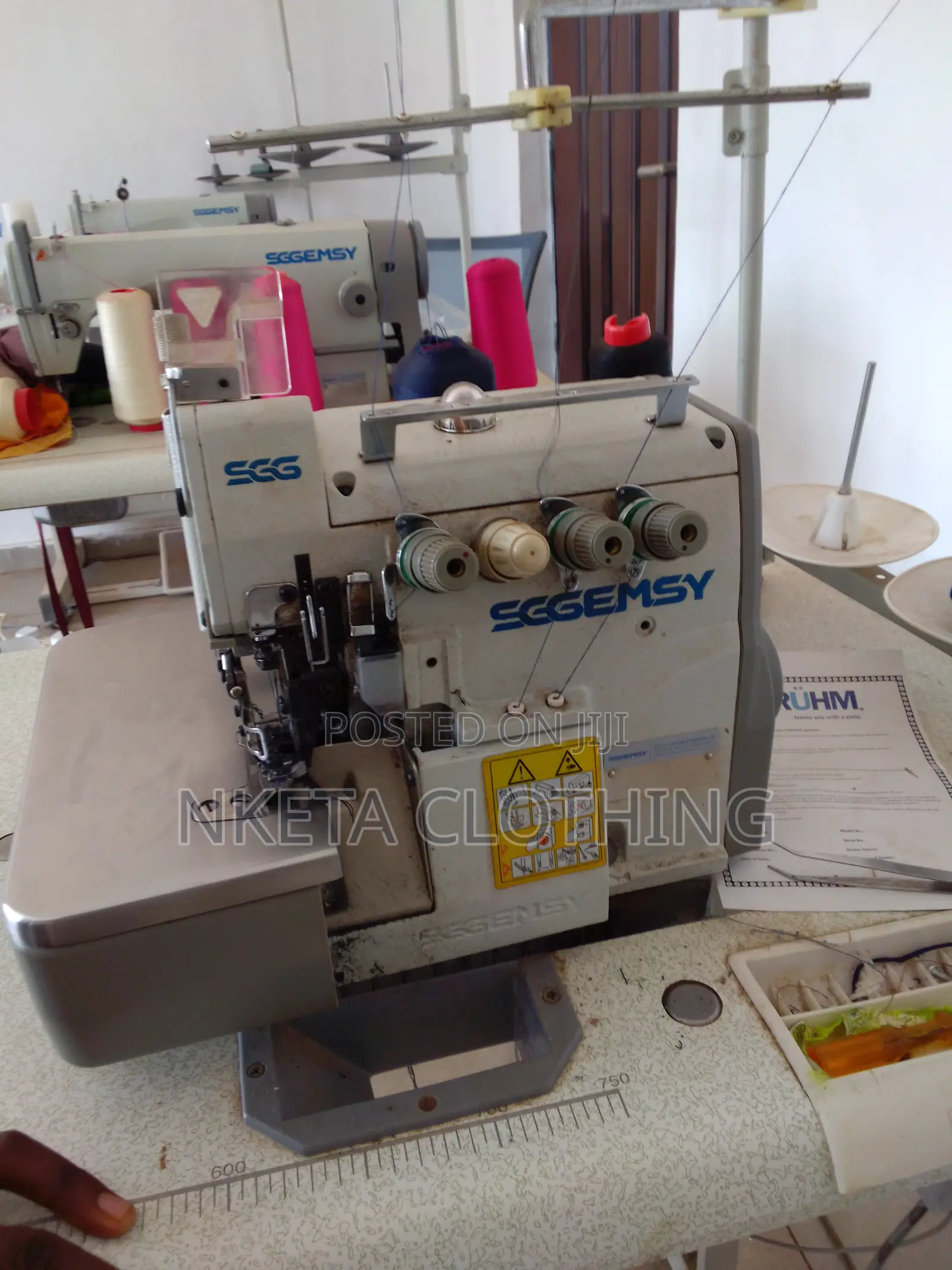 Industrial Sggemsey 4 Thread Knitting Machine in Adenta - Manufacturing ...