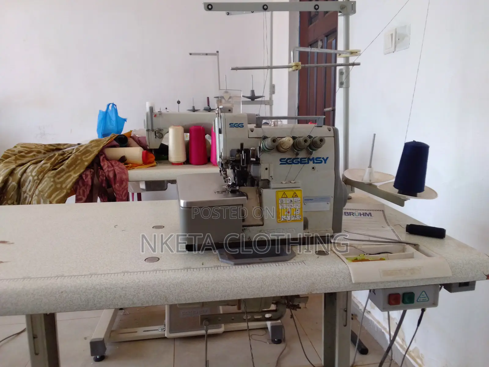 Industrial Sggemsey 4 Thread Knitting Machine in Adenta - Manufacturing ...