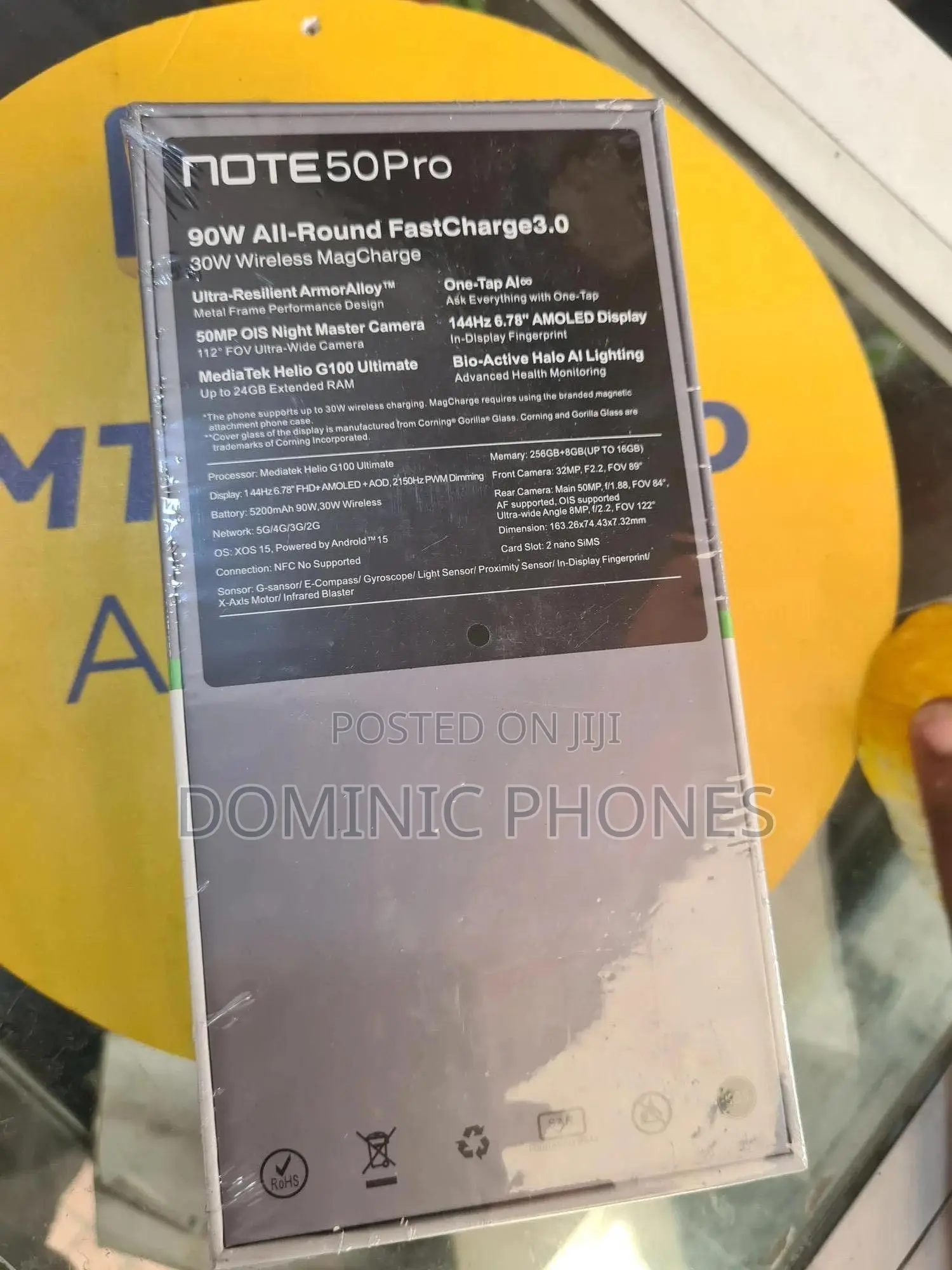 New Infinix Note 50 Pro 4G 256 GB Black in Accra Metropolitan - Mobile ...