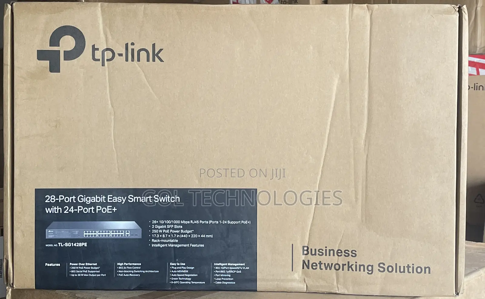 Tp-Link Tl-Sg1428pe 28-Port Gigabit Easy Smart Switch 24-Port Poe+ in ...