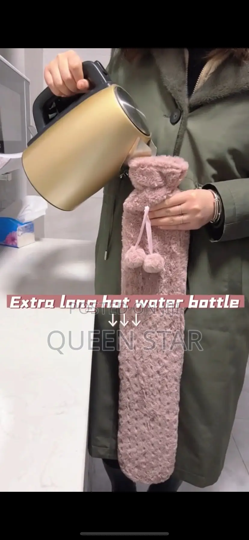 Long Hot Water Bottle With Fluffy Cover in Sowutwuom - Tools ...