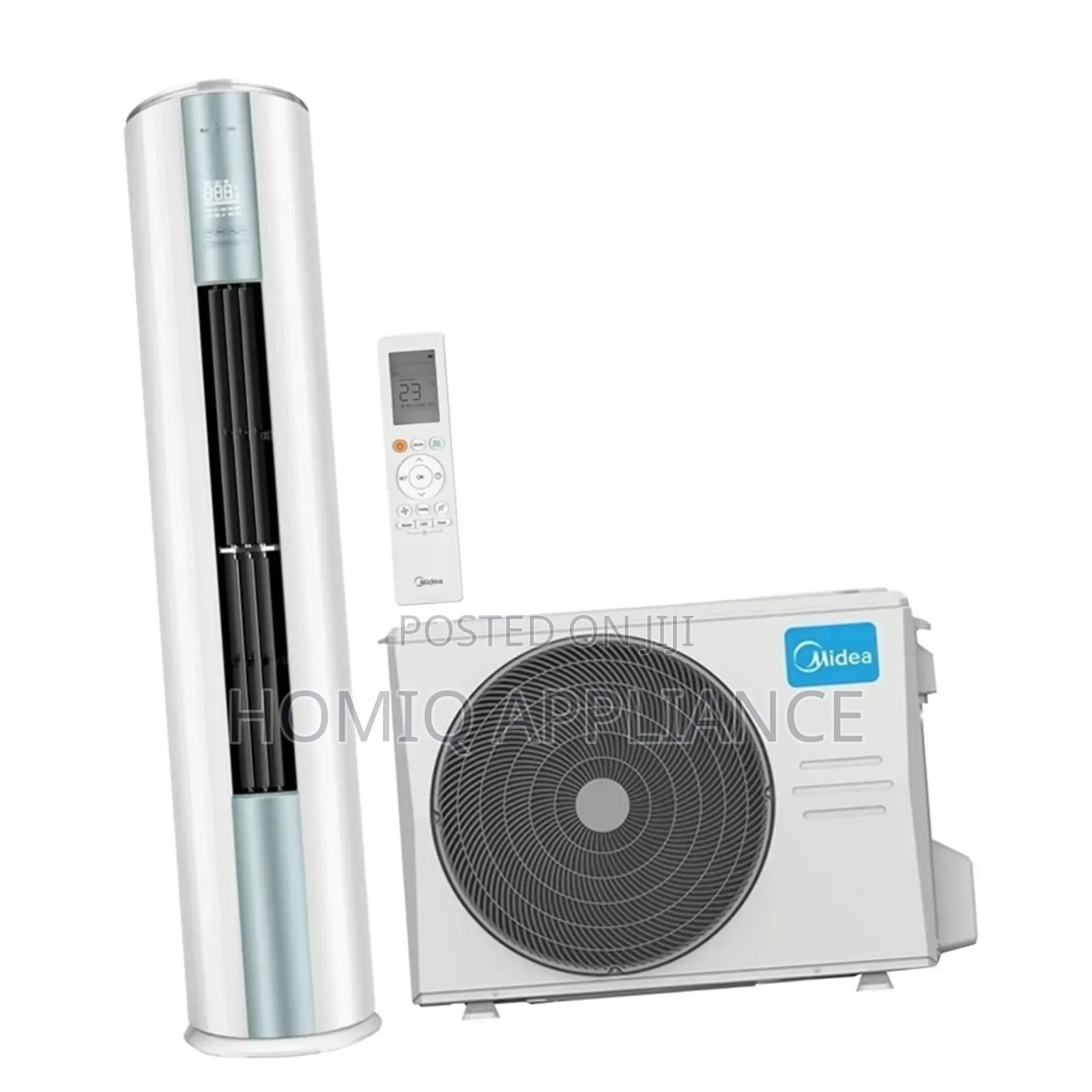 Midea 2.5hp R410a Floor Standing Ac With Beautiful Round Face Mould in ...