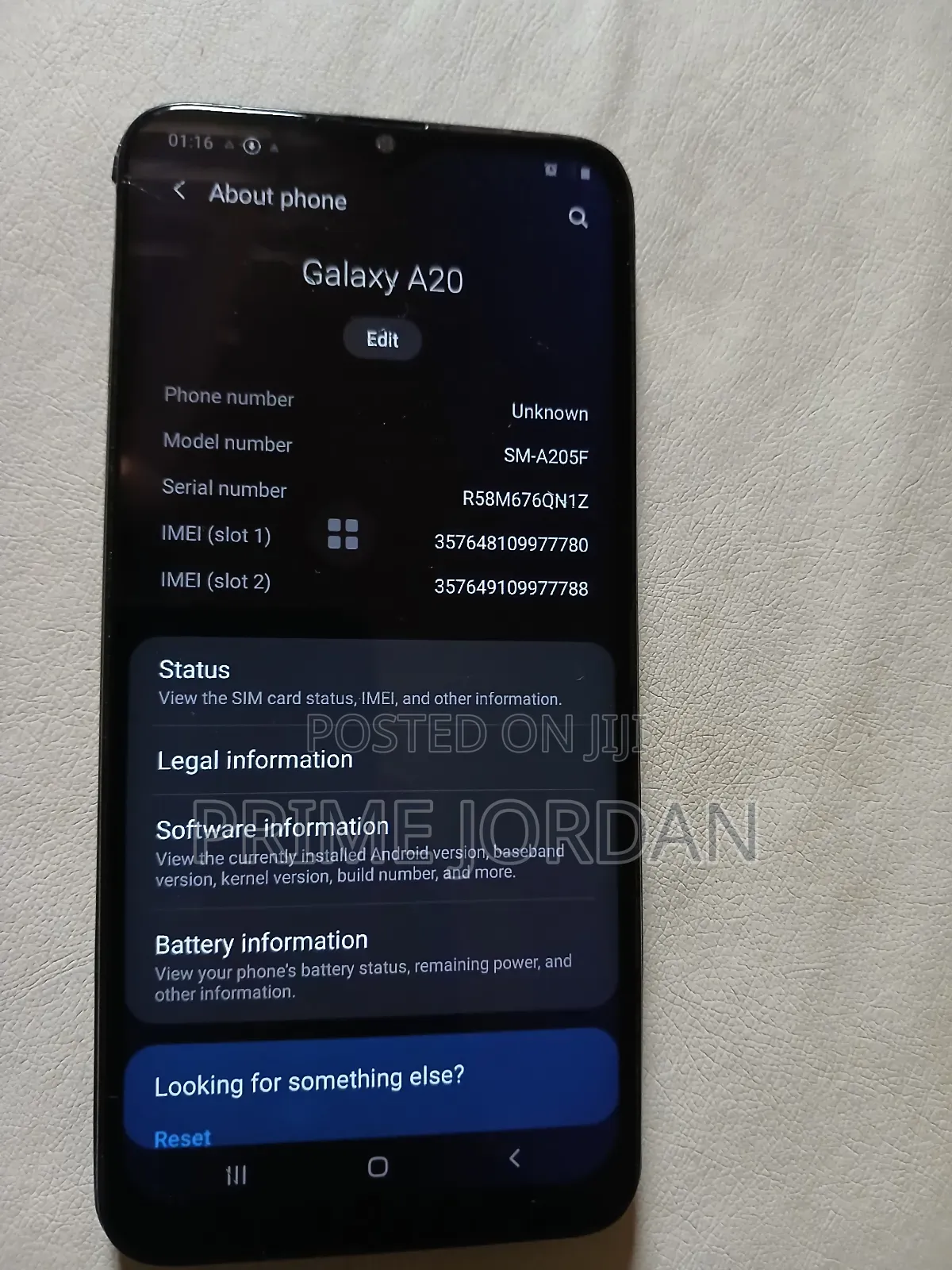 Samsung Galaxy A20 32 GB Blue in Taifa-Burkina - Mobile Phones, Prime ...