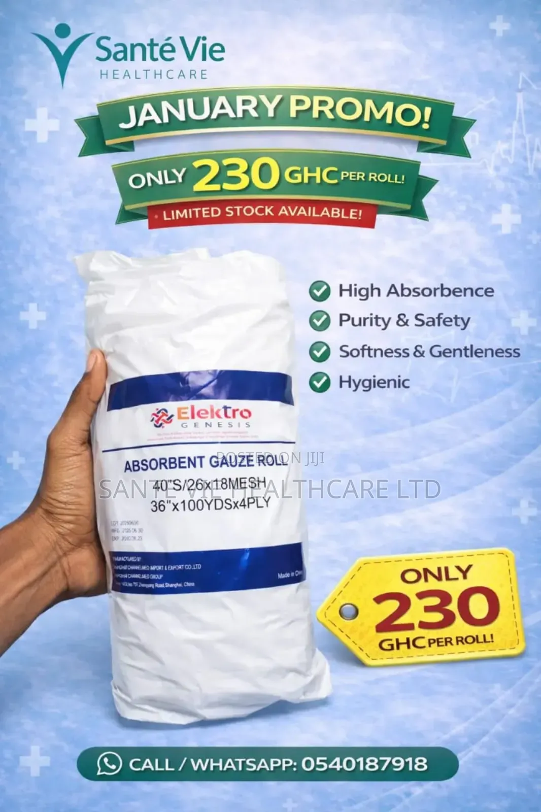 Absorbent Cotton Wool in Sunyani Municipal - Medical Equipment ...