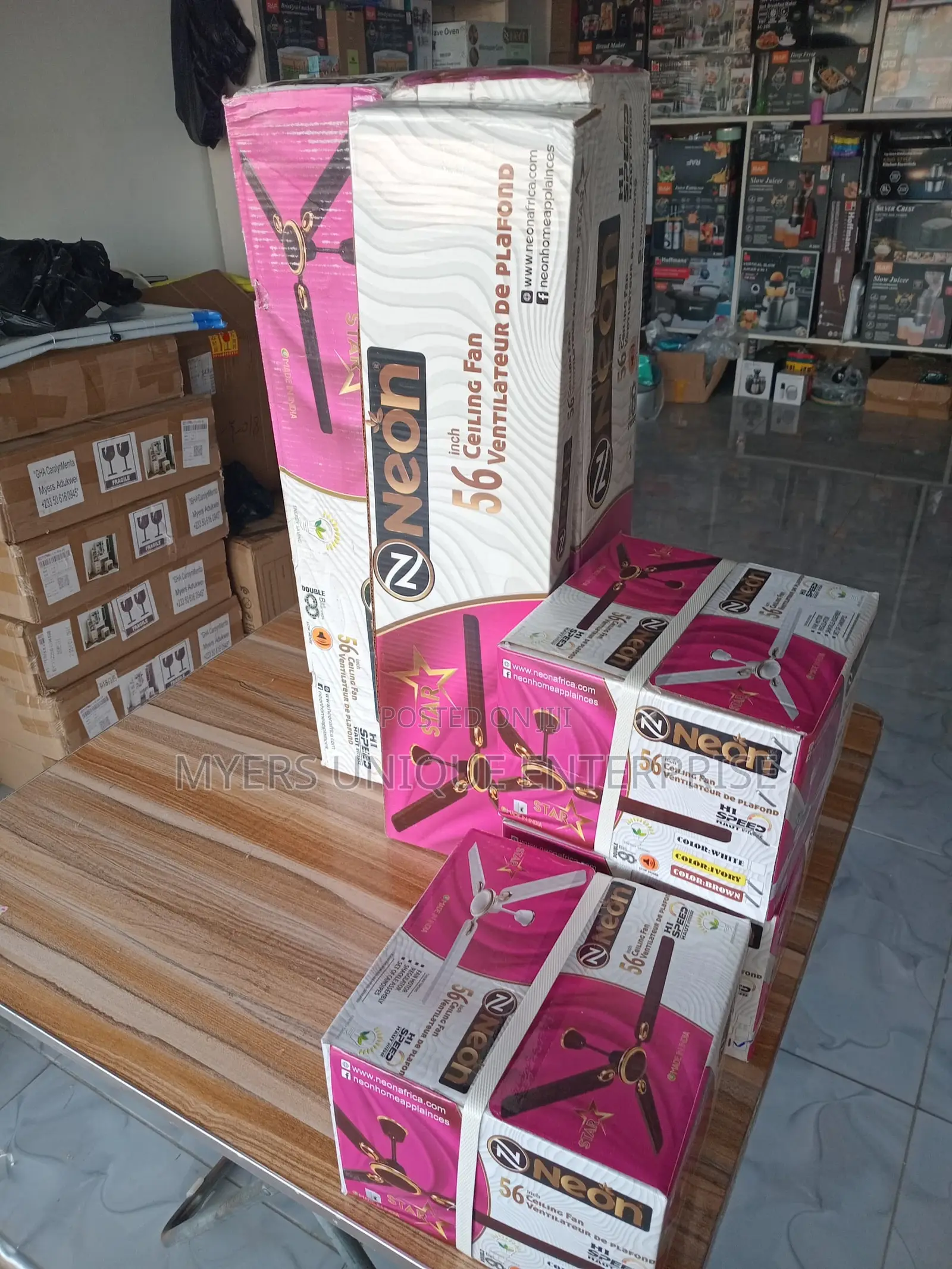 Breeze Boss of Rooms Neon Ceiling Fan in Pokuase - Home Appliances ...