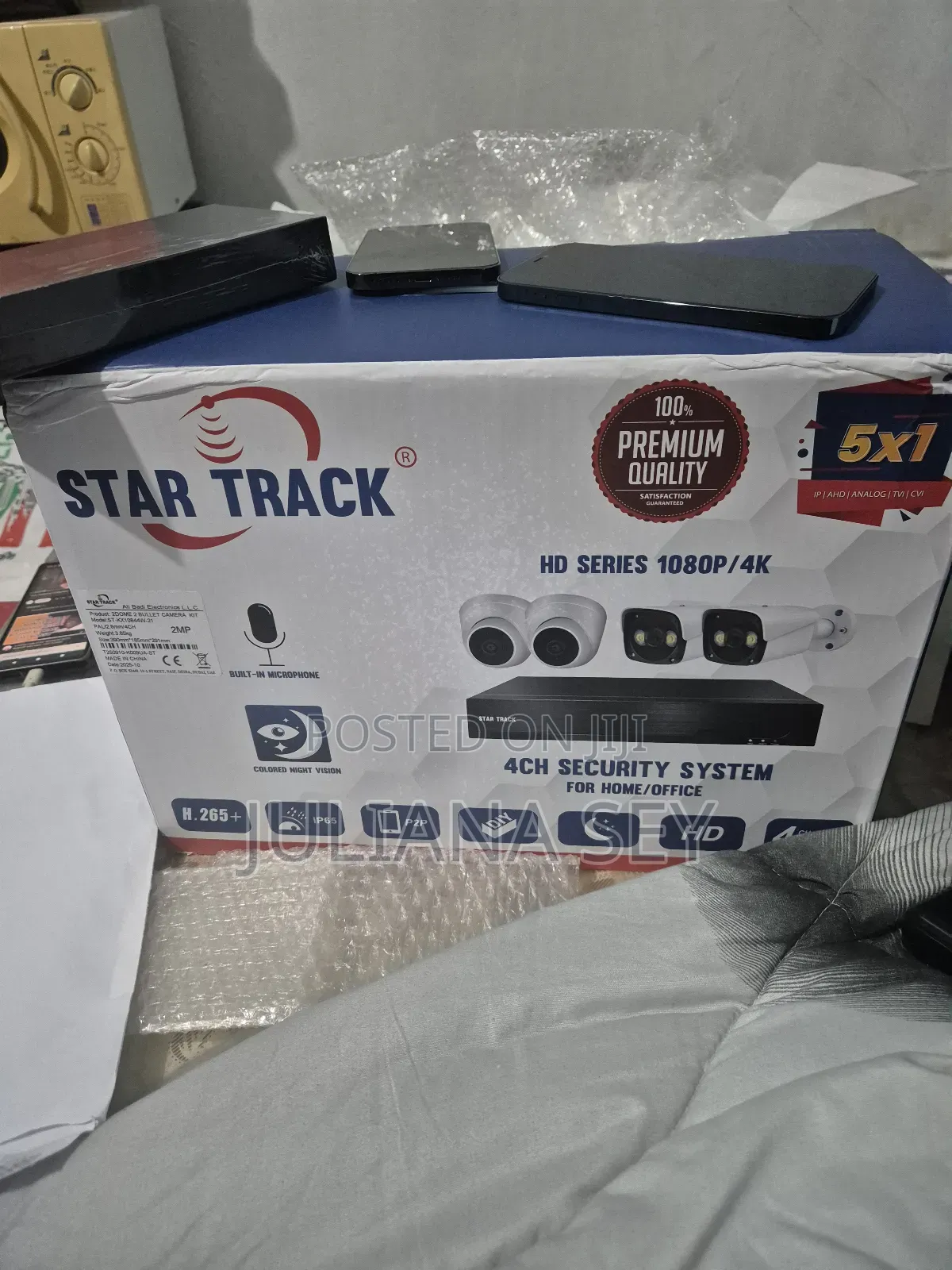 A Complete CCTV Camera 4 Cameras Inside the Box With Everything in ...