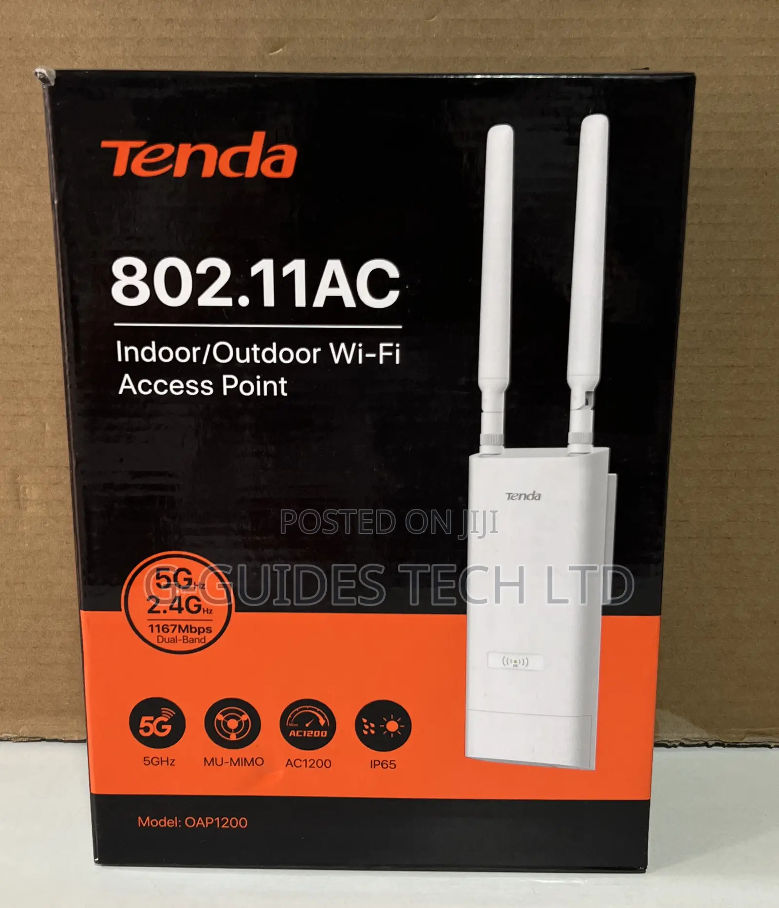 Tenda Ac1200 Dual-Band Indoor/Outdoor Wi-Fi Access Point Oap1200 for ...