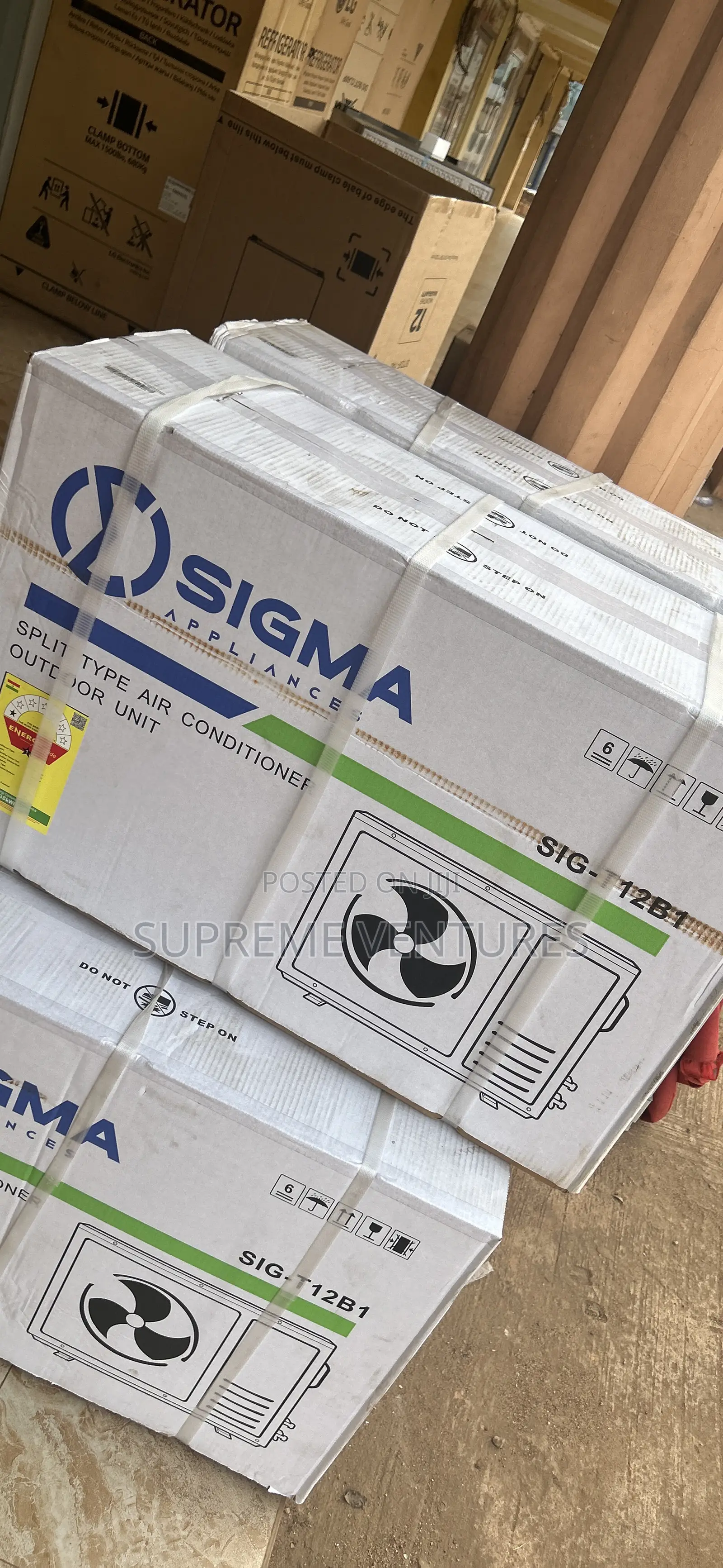 Sigma 1.5hp Split Air Conditioner R410 on/Off Breeze Series Sig-T12b1 ...