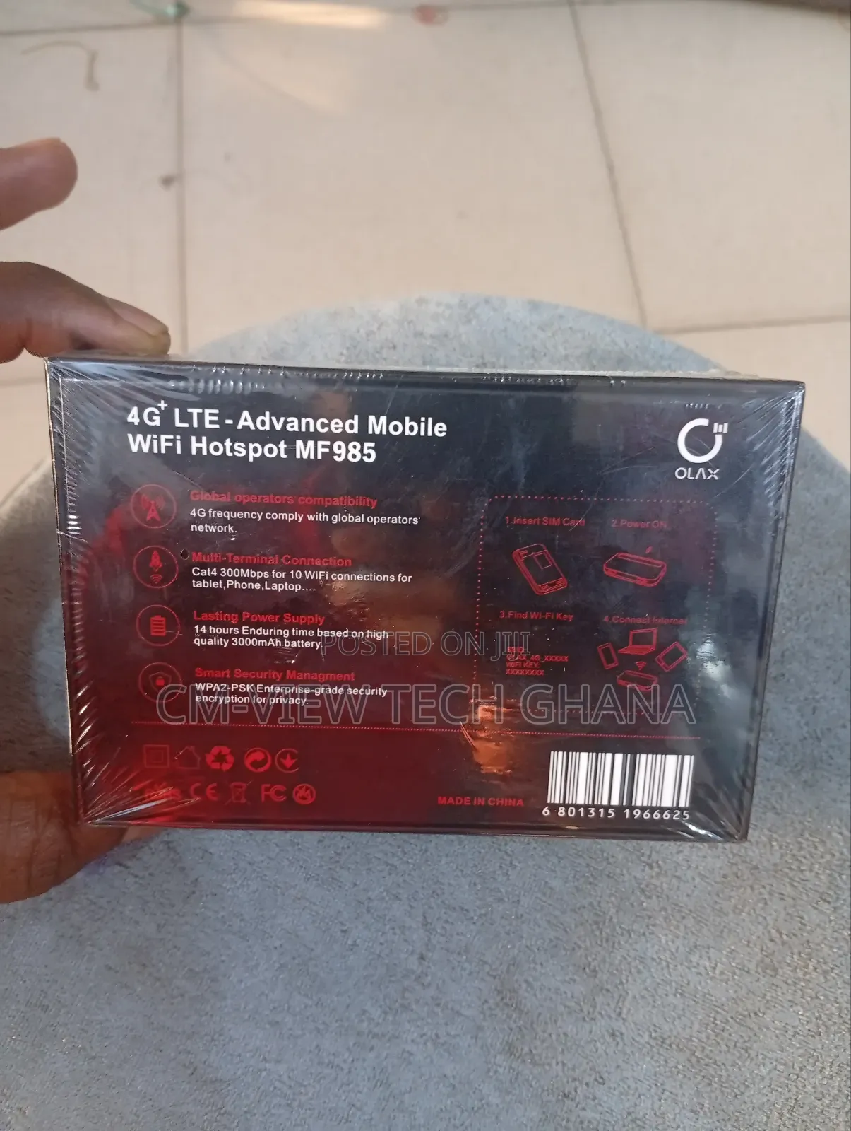 Olax 4g+ Lte Advance Mobile Wifi Mf985 Universal in Circle - Networking ...