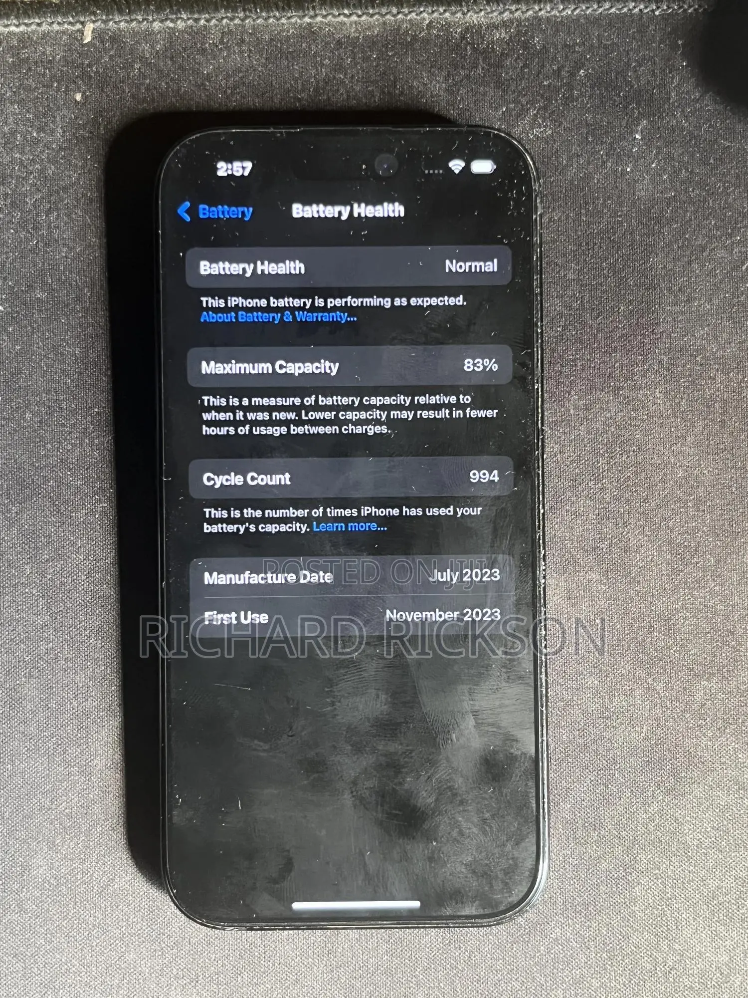 Apple iPhone 15 128 GB Black in Spintex - Mobile Phones, Richard ...