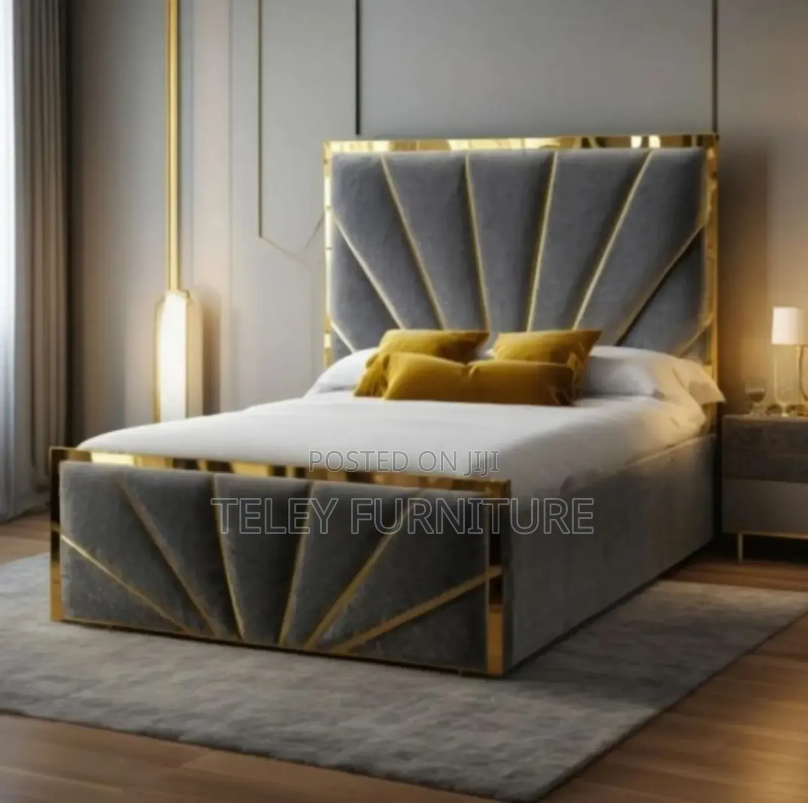 Modern Double Bed Frame in Adenta - Furniture, Teley Furniture | Jiji ...