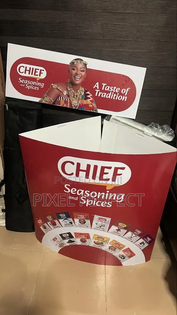 Promo Stand / Table With Branding in Accra New Town - Printing Services ...