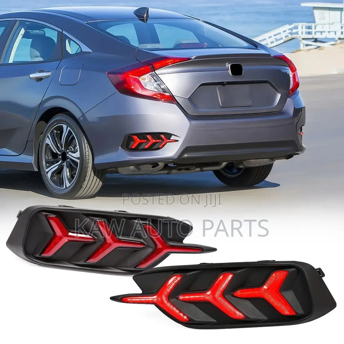 2016-2021 Full Led Rear Bumper Light For Honda Civic in Abossey Okai ...