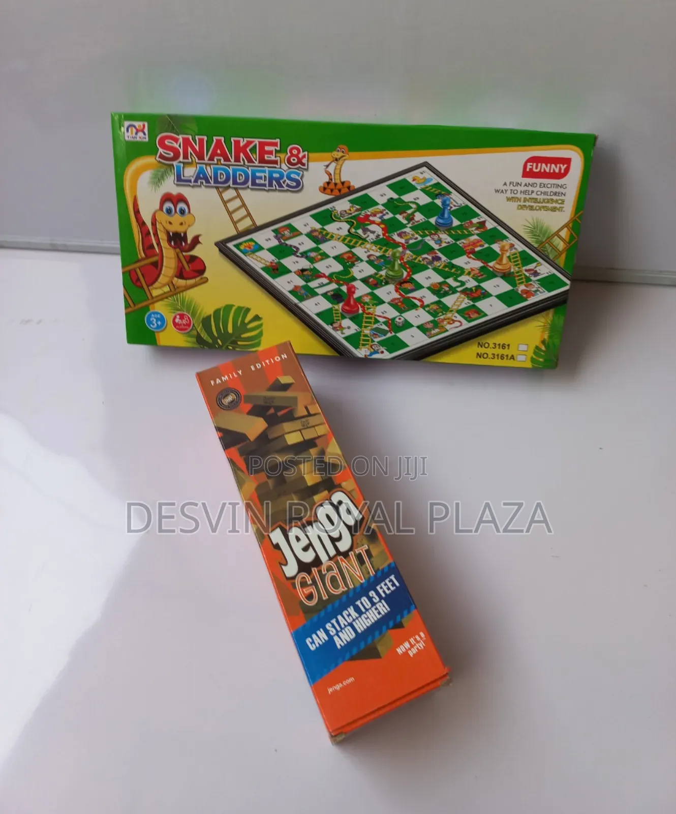 Jenga + Snake and Ladders in Nungua - Books & Table Games, Desvin Royal ...