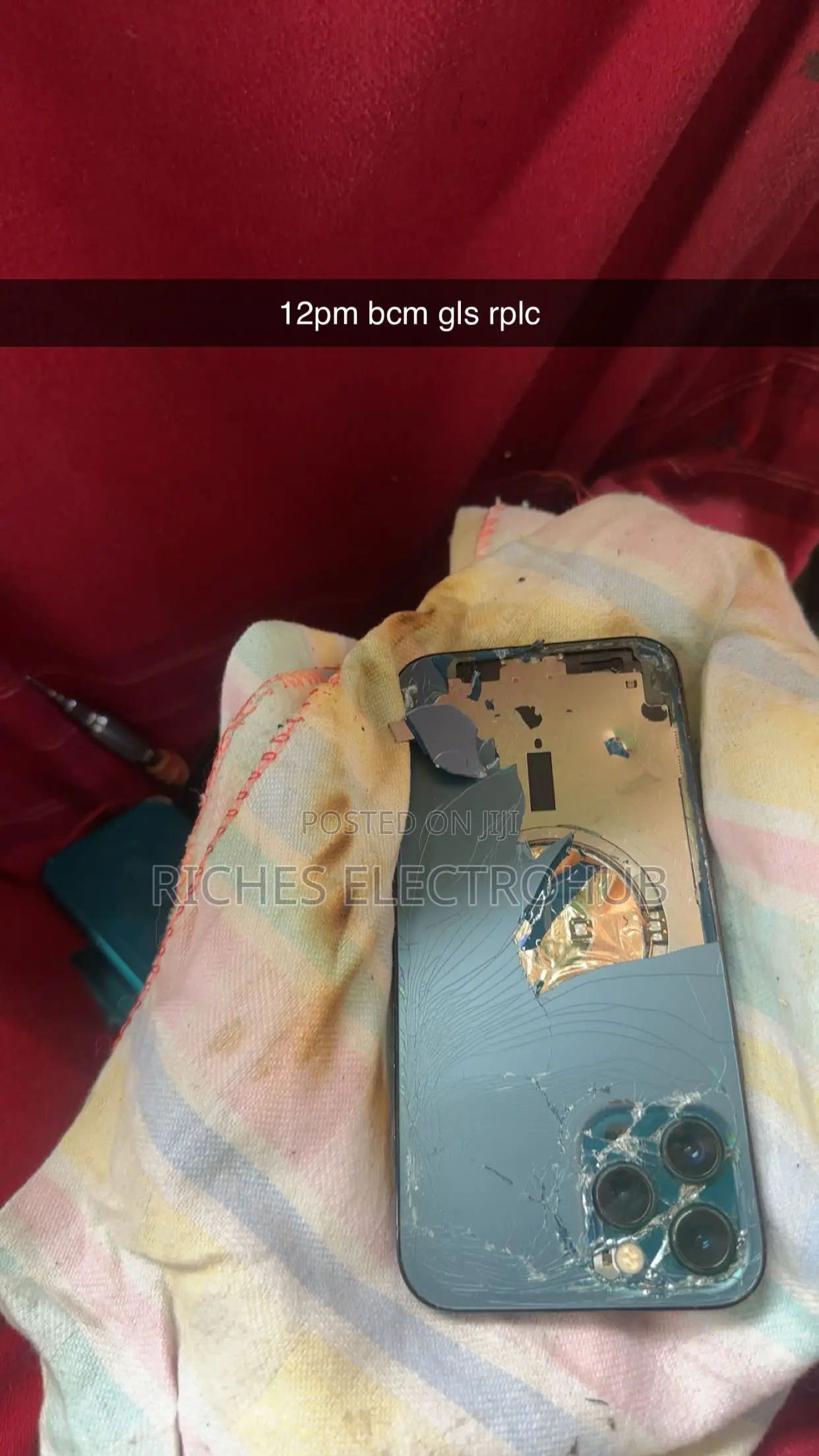 Back Glass for 13 14 15 16 17 Pro Max Mini Replacement Repair Fix in ...