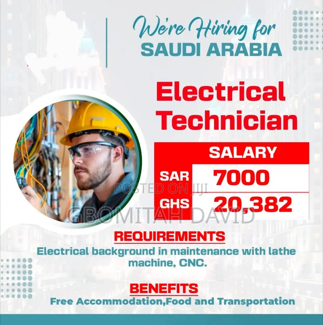 Electrical Technician in Kasoa - Travel Agents & Tours, Gbomitah David ...