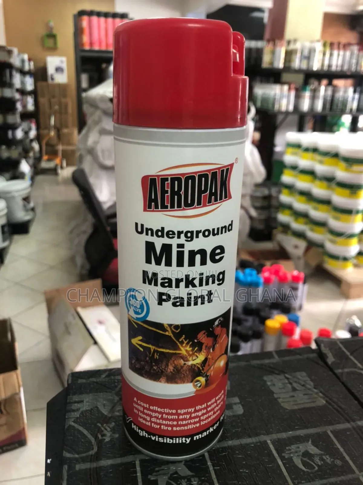 Underground Mine Marking Spray Paint for sale - Champion Global Ghana ...