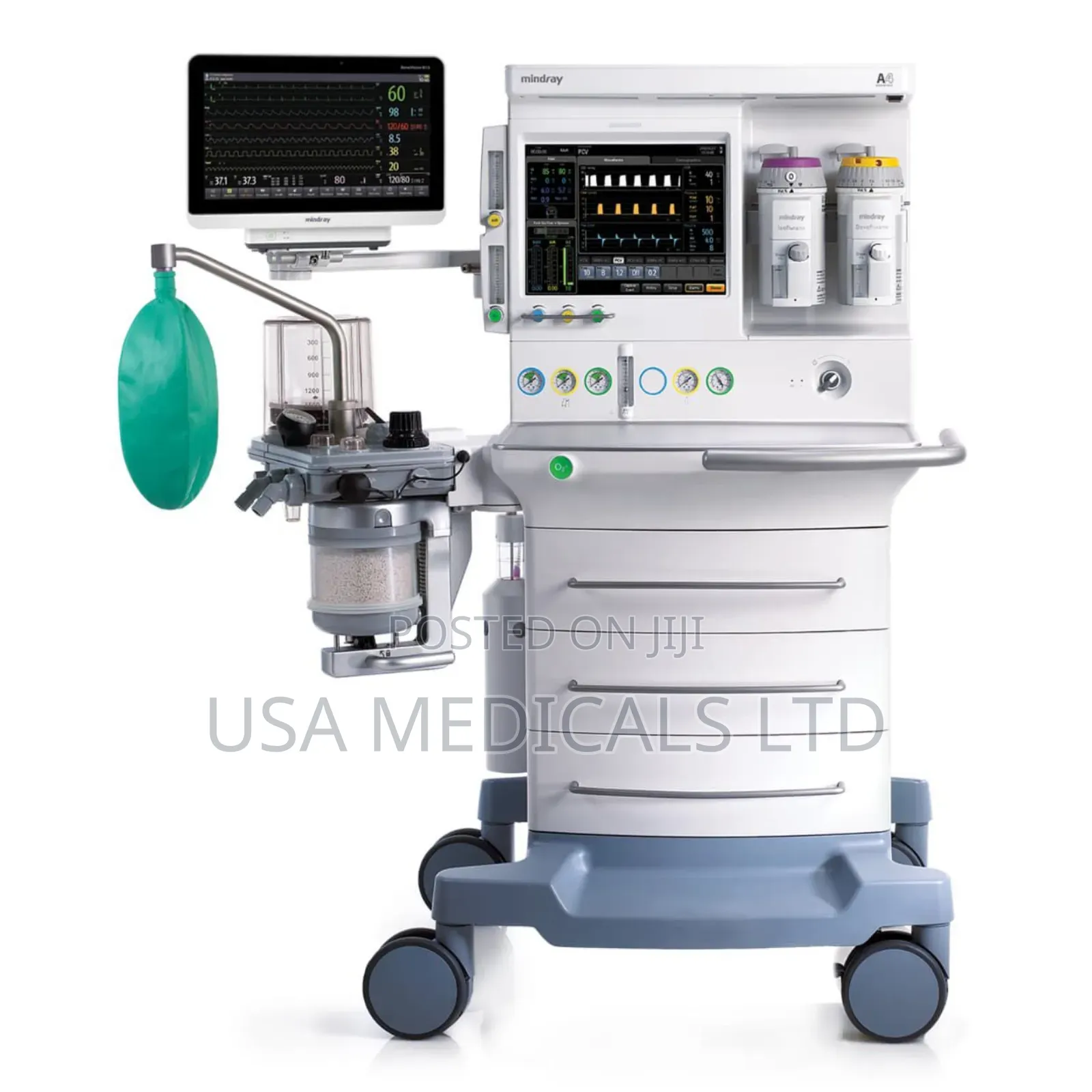 Anesthesia Machine With Single Vaporizer for sale - Usa Medicals Ltd ...