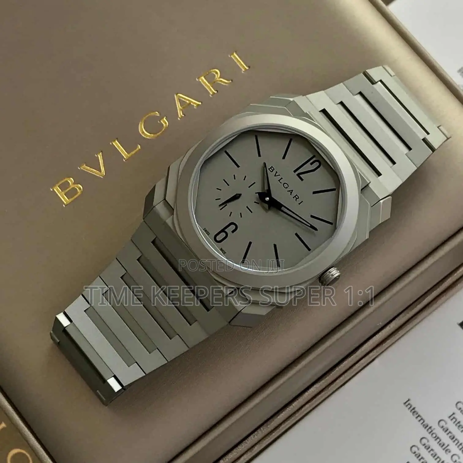 Bvlgari Octo Finissimo Full Grey Original Swiss Automatic Mens Watch in ...