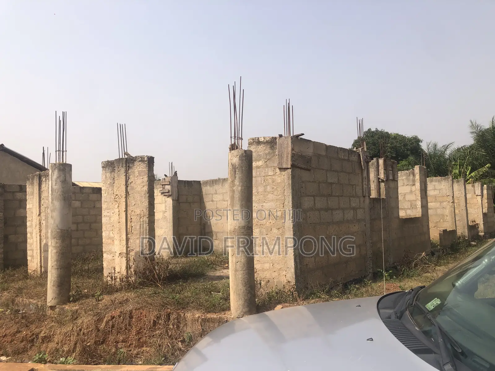 Half Plot 45 By100 With 2apartments at Ejisu on the Ejisu SHS Road in ...