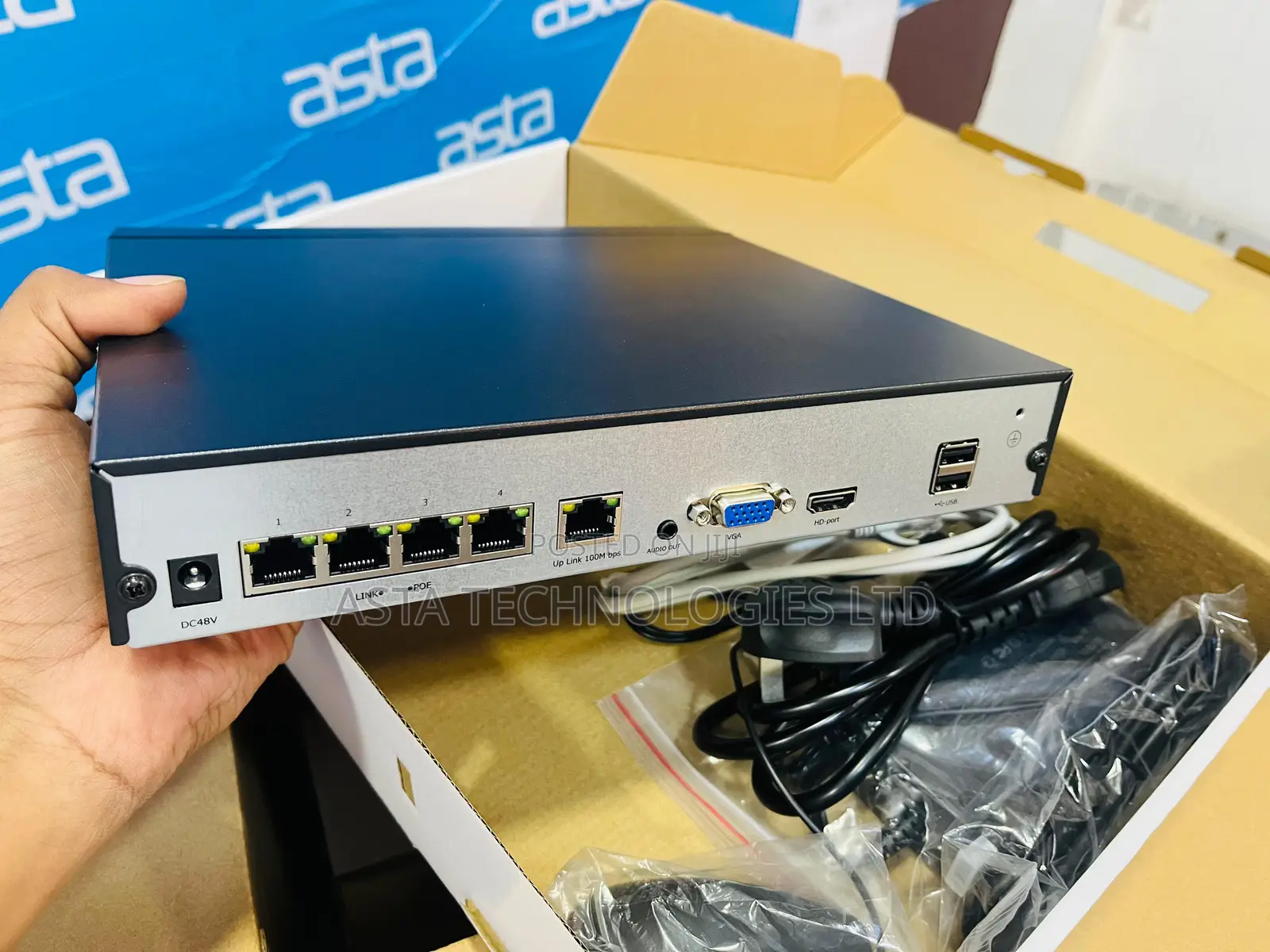 CCTV Camera 4 Channel Complete Kit With Wires Cables Plug Play in ...