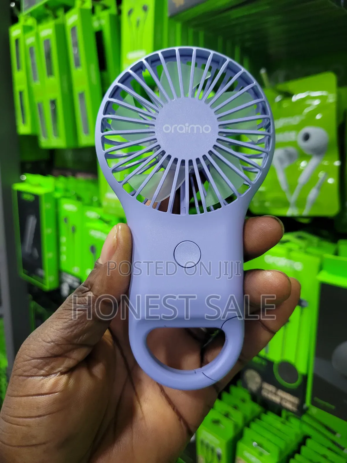 Oraimo Airgo 75g Lightweight Led Handheld Fan for sale - Honest Sale ...