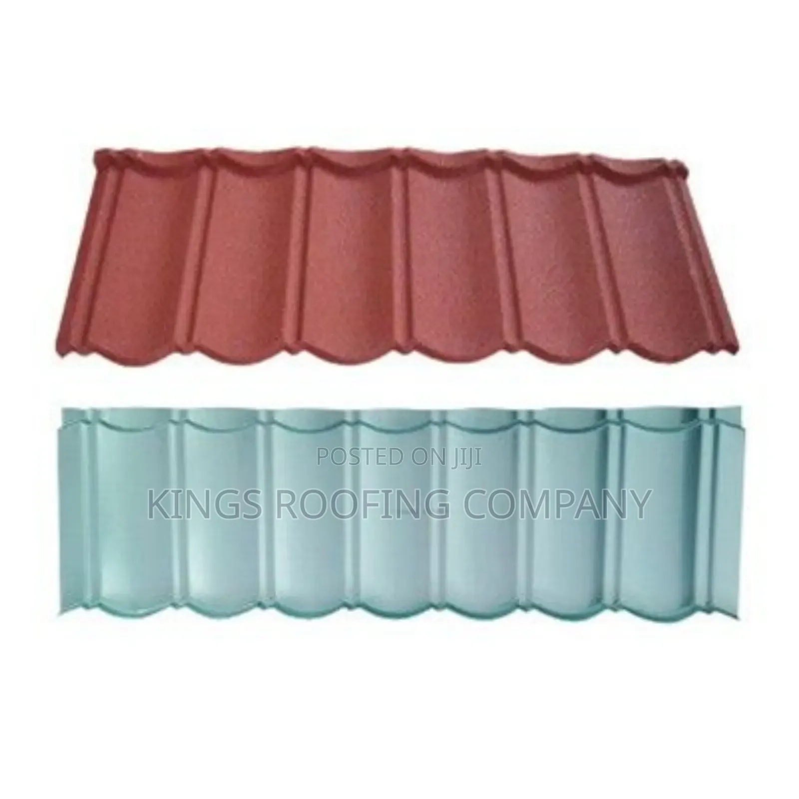 Front and Back View of Classic Euro Roofing Tiles in Tema Metropolitan ...